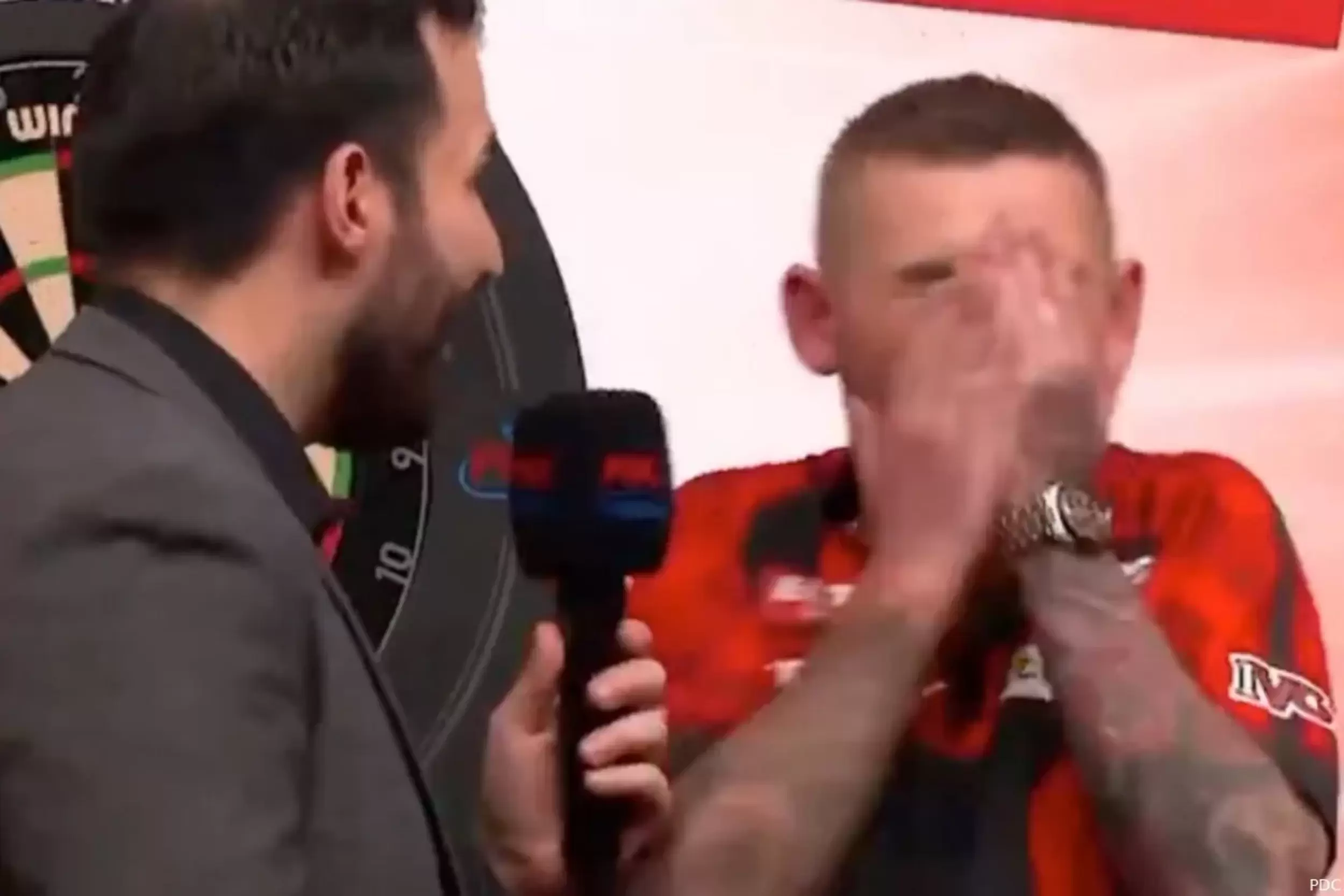 Nathan Aspinall left covering face in embarrassment moments after Euro ...