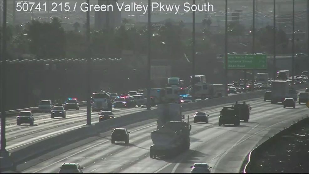 Motorcyclist killed in crash on westbound 215 near Green Valley Parkway