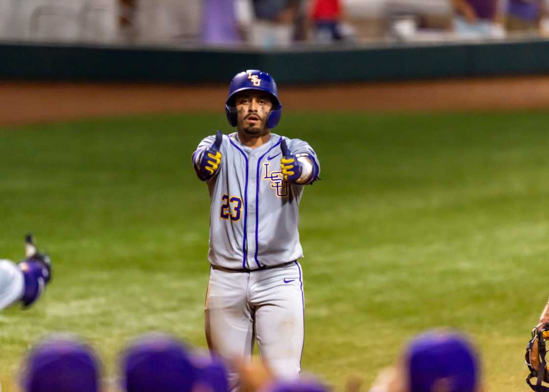 LSU’s Luis Hernandez Reacts to His Legendary Performance