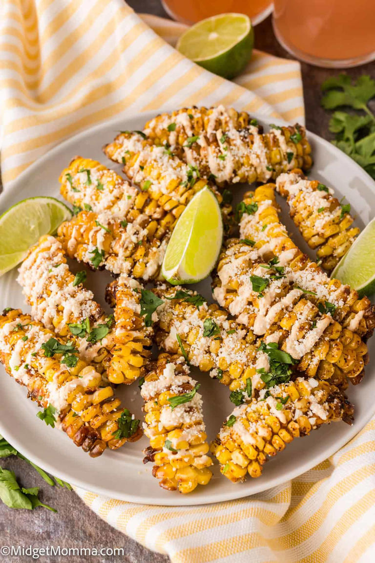 Air Fryer Elote Corn Ribs Recipe
