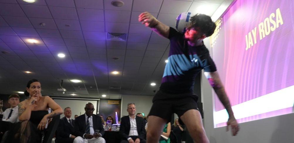 Jay Rosa steals the show at Bradford Sports Awards 2025