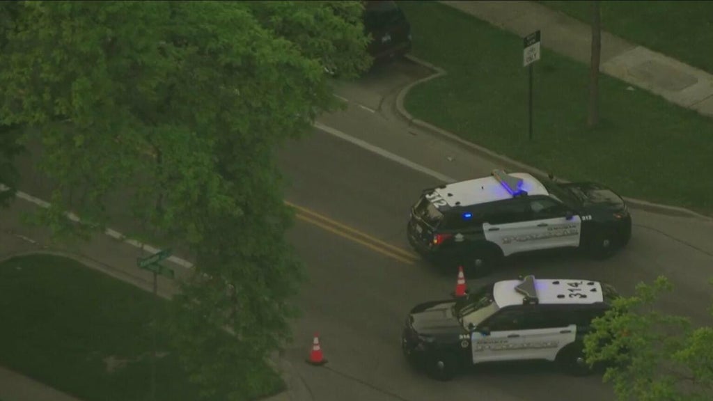 Pedestrian hit by car in Skokie, Illinois