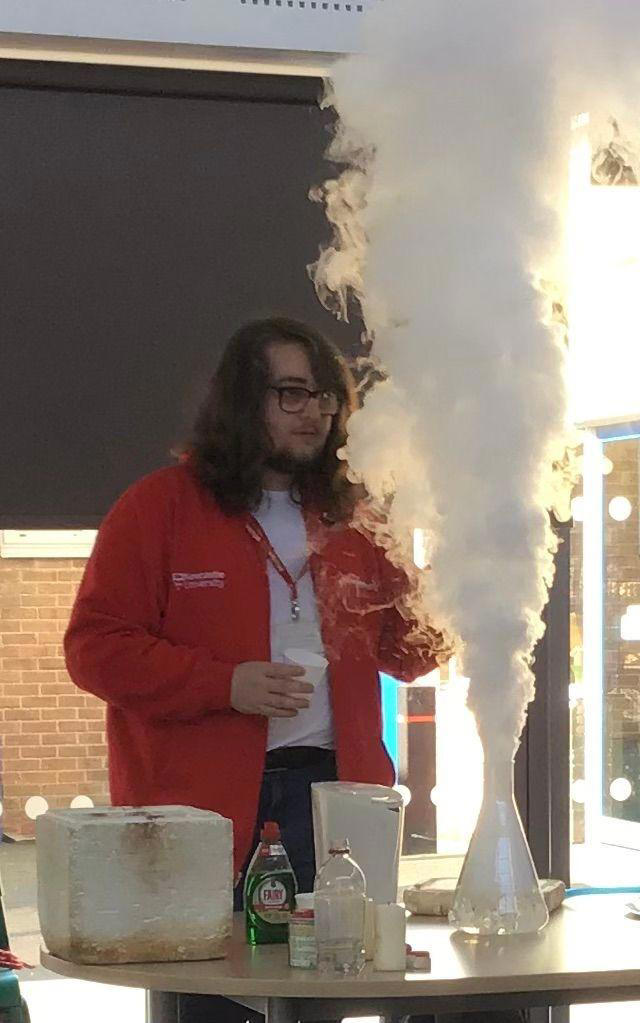 Sparks fly at school science workshop