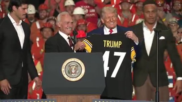 President Trump named an Honorary Pittsburgh Steeler