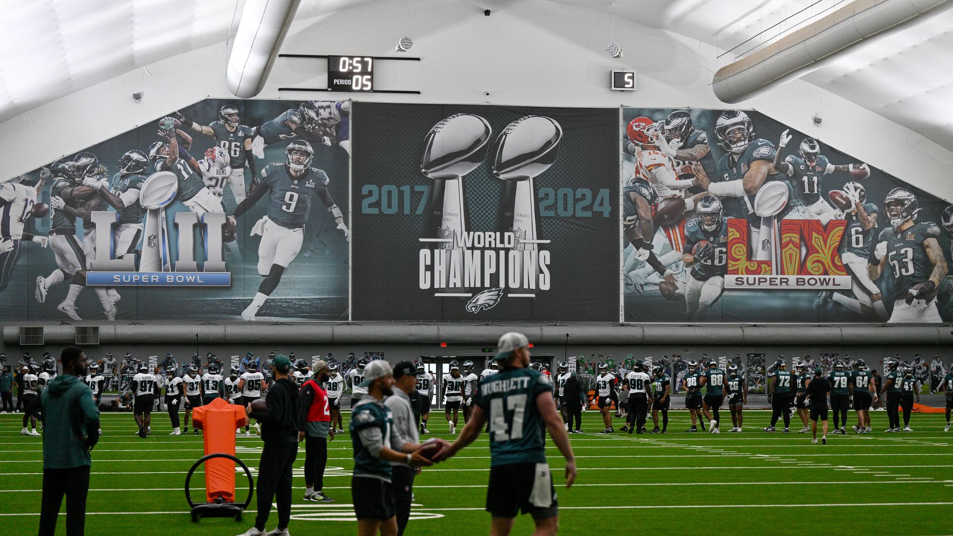 Eagles OTA practice updates