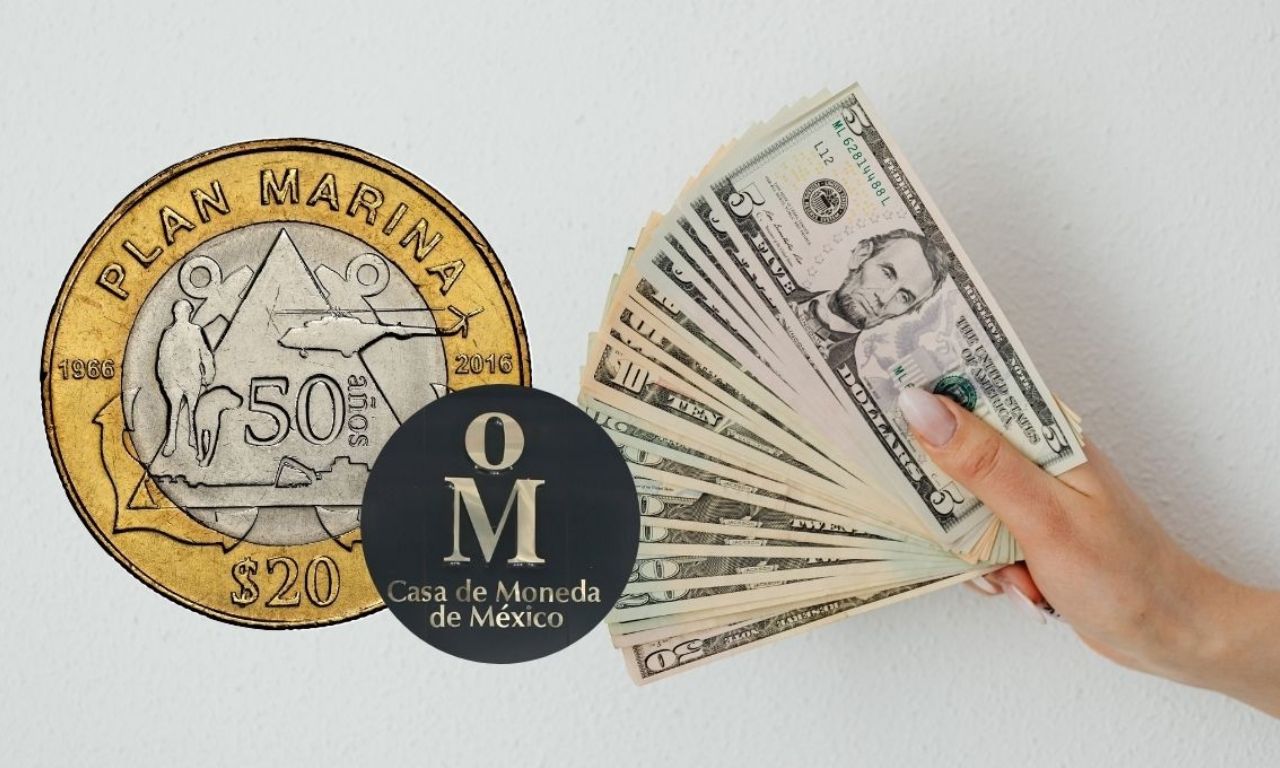 ¿Cuánto me da Casa Moneda por mi moneda de 20 pesos del Plan Marina emitida por Banxico?