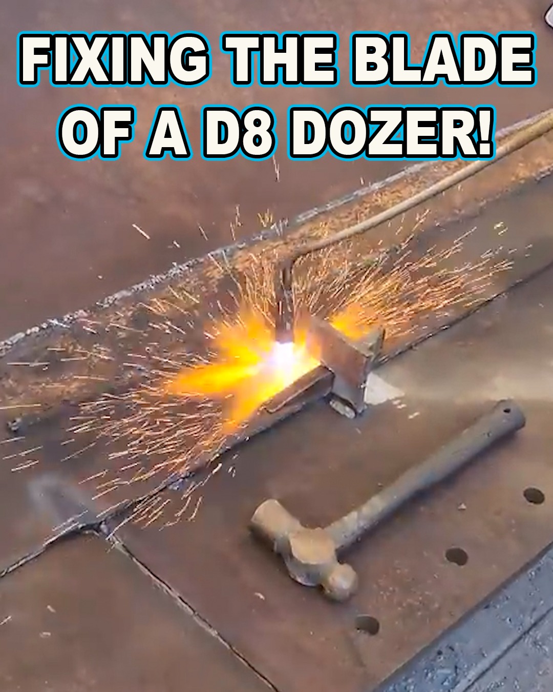 From Broken to Strong D8 Bulldozer Blade Repair
