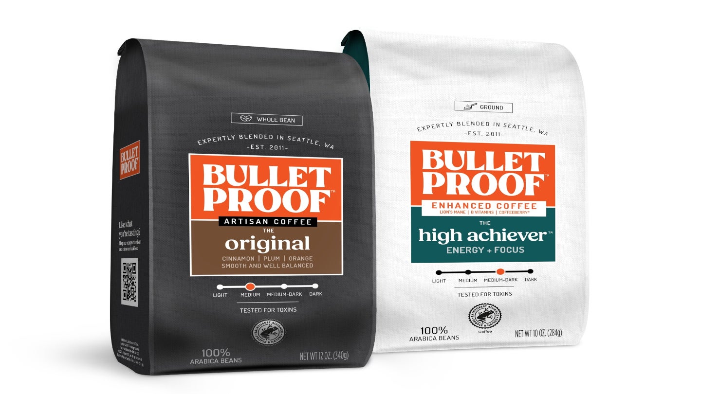 Bulletproof introduces new packaging for coffee portfolio