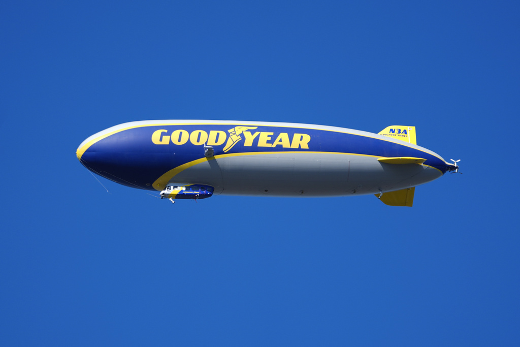 The iconic Goodyear Blimp is 100. To celebrate, a flight over Ohio