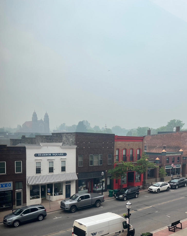 Michigan air quality suffers from Canadian fires. Air quality alert for ...
