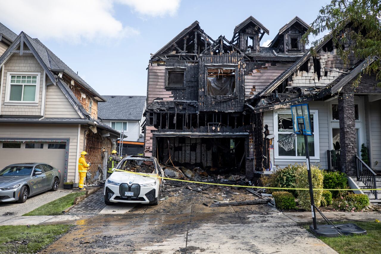 Surrey home gutted by Monday night fire