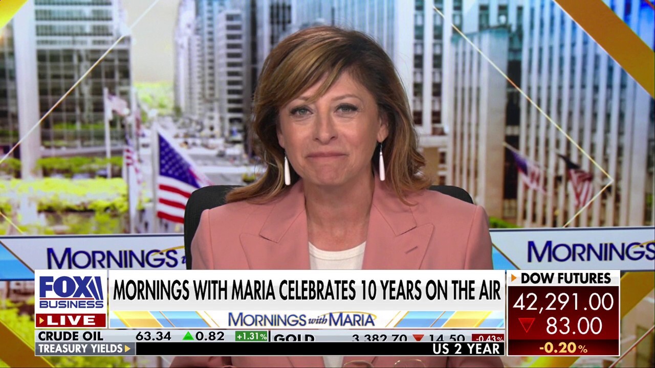 Maria Bartiromo celebrates 10 years of 'Mornings with Maria'