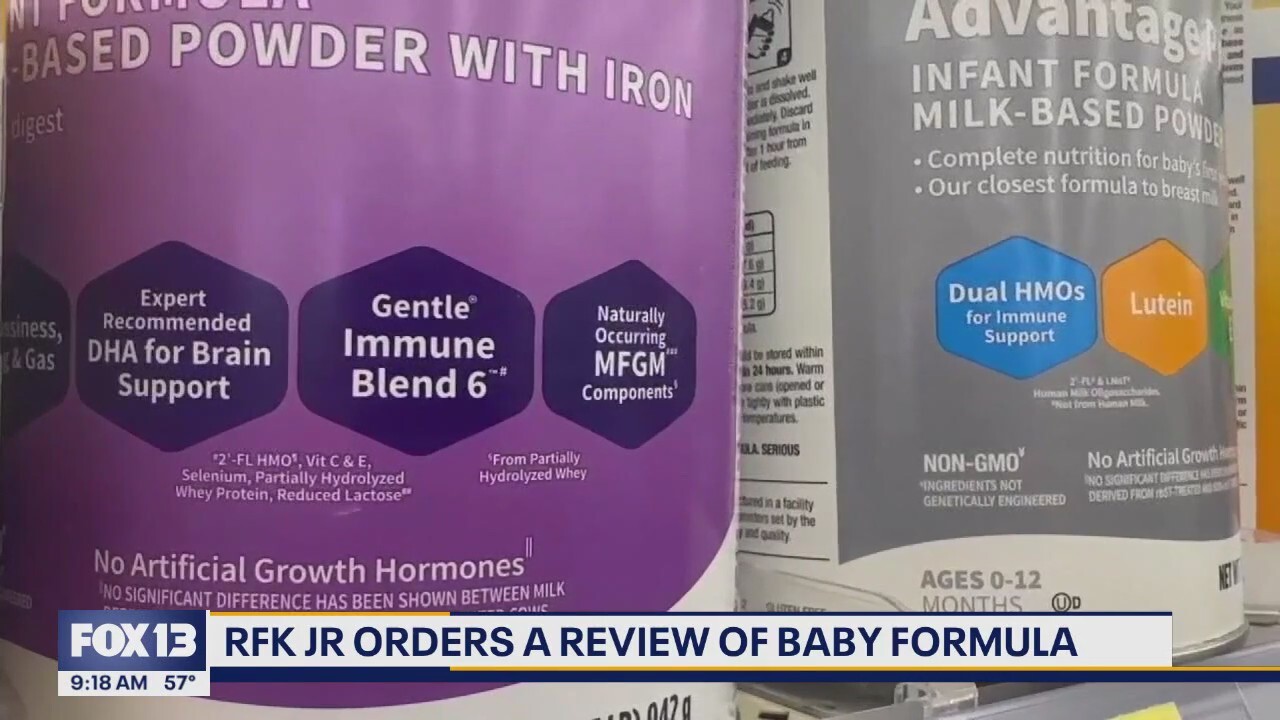 RFK Jr orders a review of baby formula