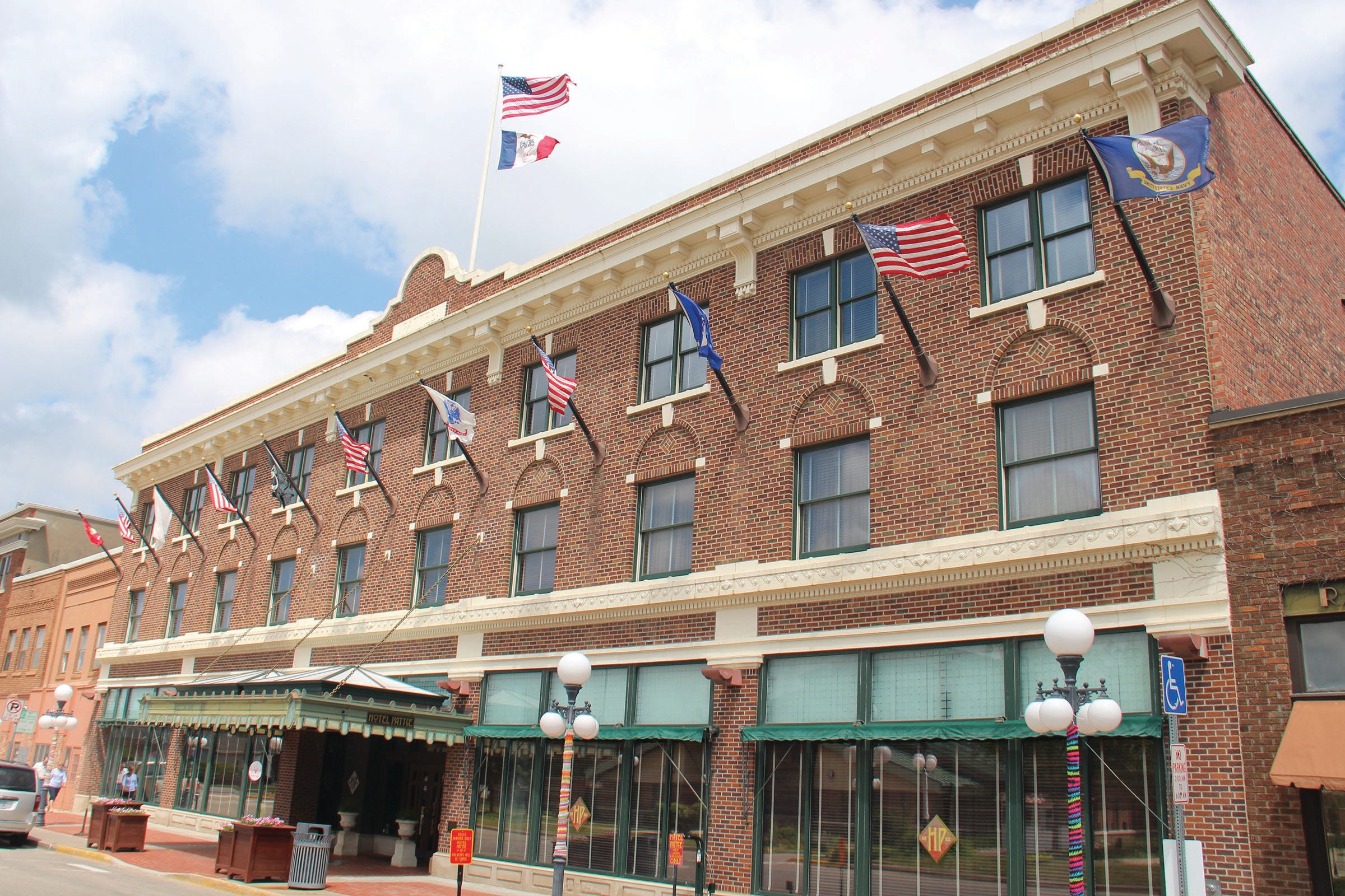 A burst pipe flooded the Hotel Pattee in Perry, temporarily closing the ...