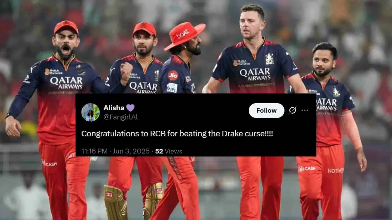 ‘Drake Curse Broken’: RCB Shatters 'Myth' With Historic IPL 2025 Win