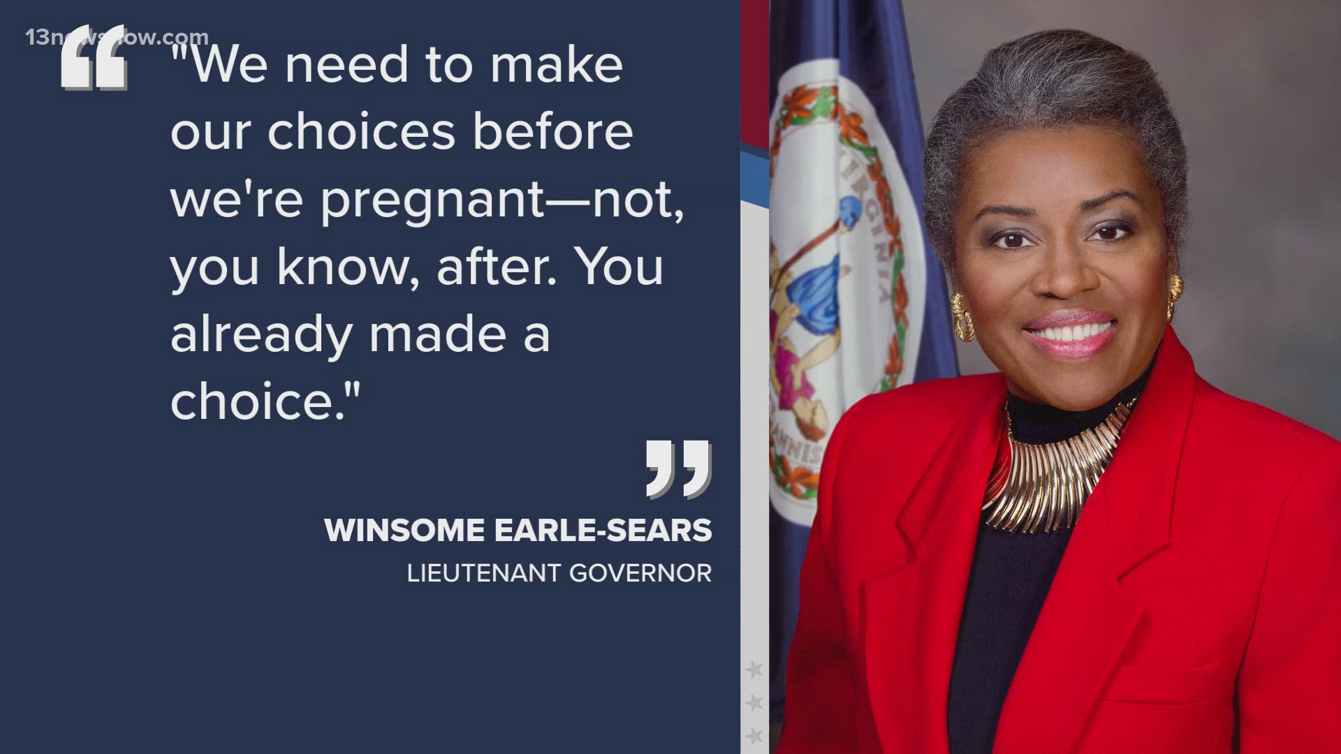 Comments Winsome Earle-Sears made on abortion coming under fire