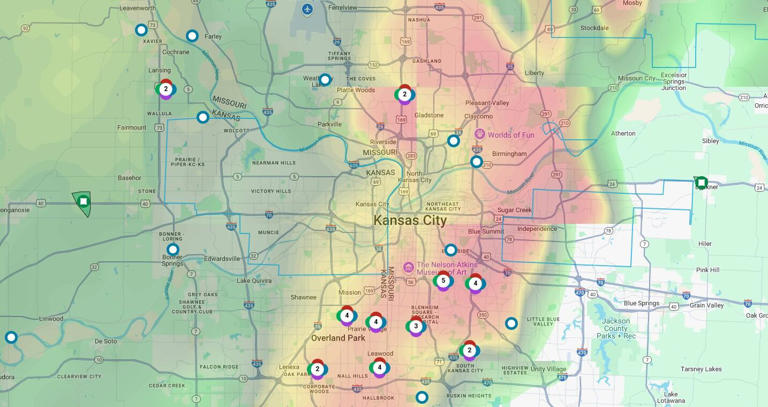 Thousands without power as afternoon storms hit Kansas City metro
