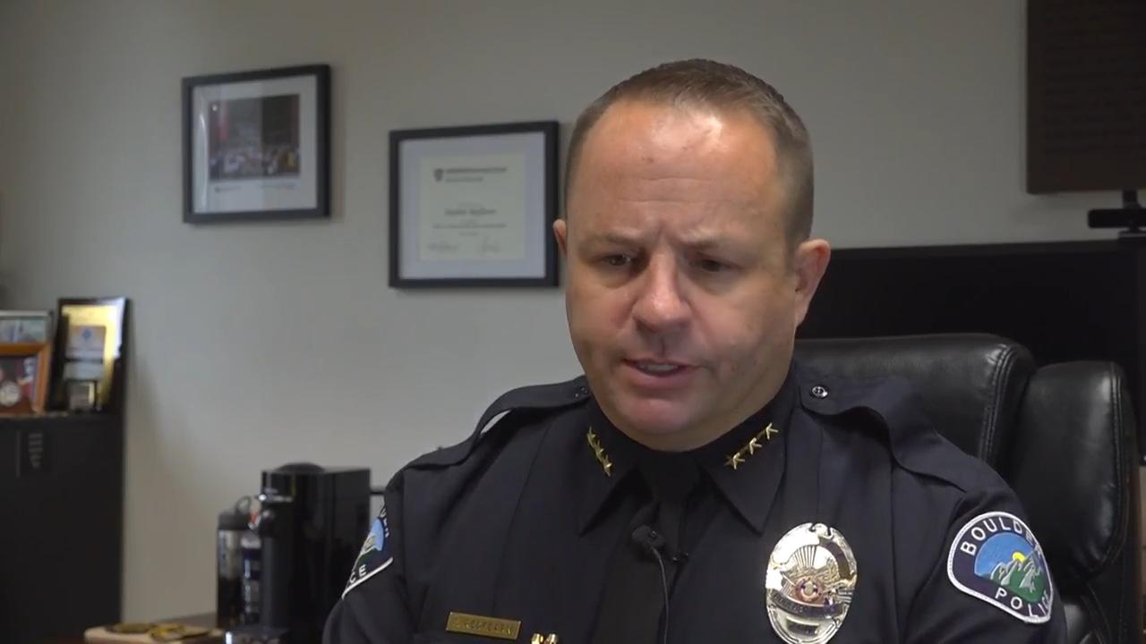 Boulder police chief addresses response to fire attack