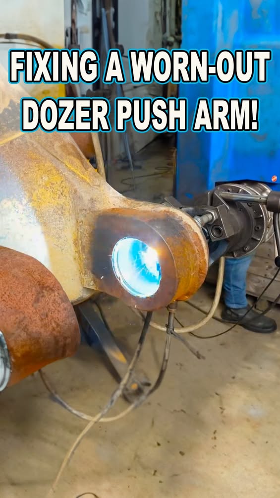 Line-Boring & Bore Welding: D10 Push Arm Edition🦾