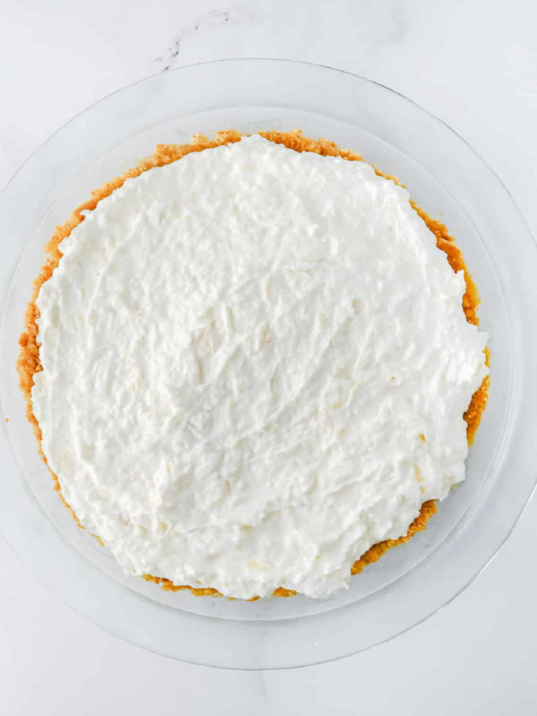 Simple pina colada pie