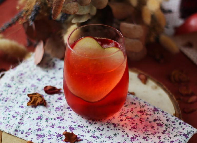 Le cocktail parfait pour la Saint-Valentin, le cranberry spritz!