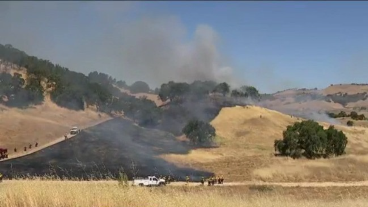 Cal Fire crews light prescribed burn in San Jose