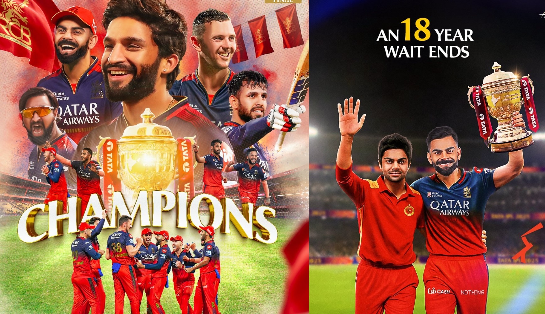 'Ee Sala Cup Namde' to 'Namdu': How RCB and Virat Kohli ended 18-year ...