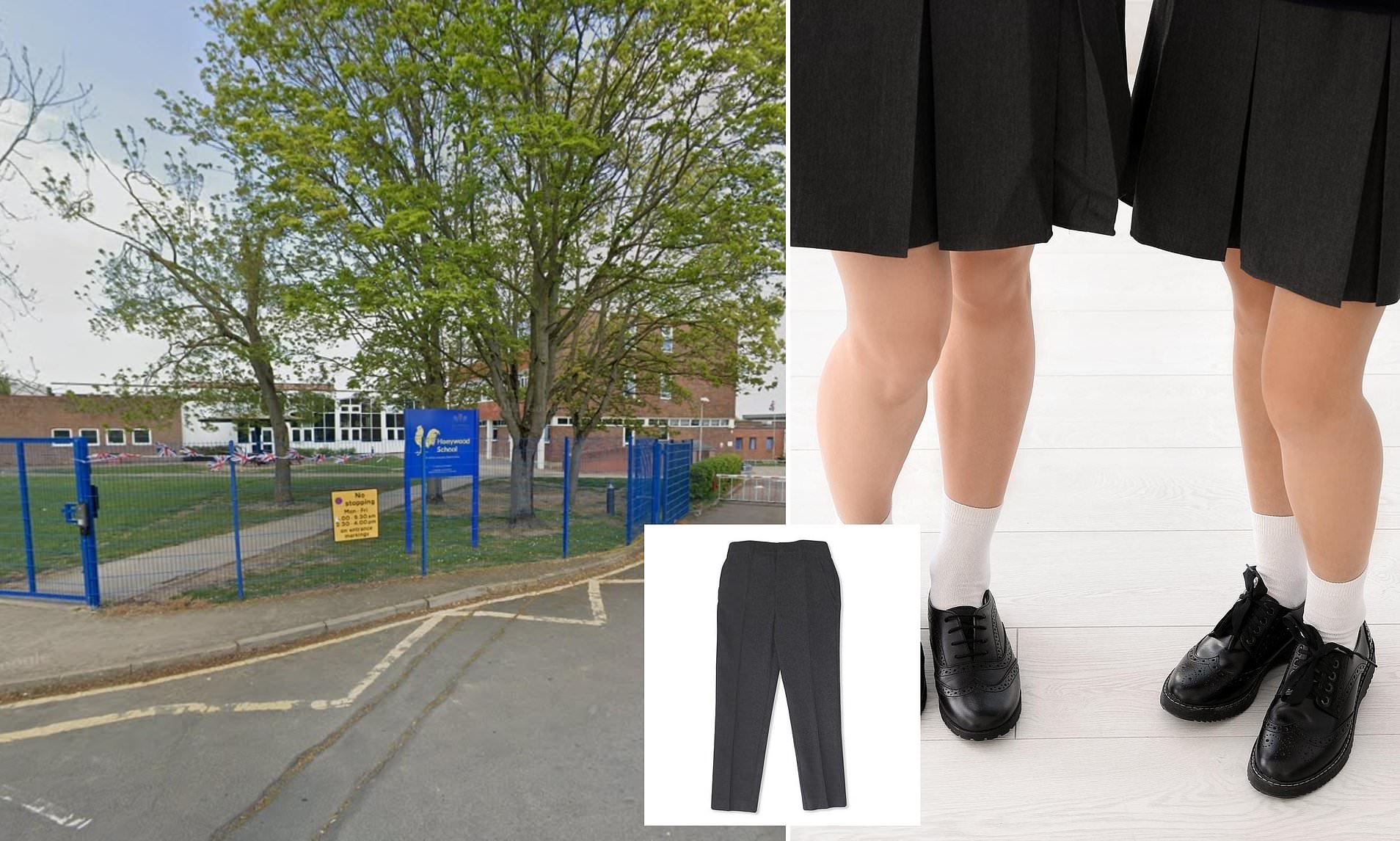 Parents fury as school to ban SKIRTS as it pushes for 'gender neutral ...