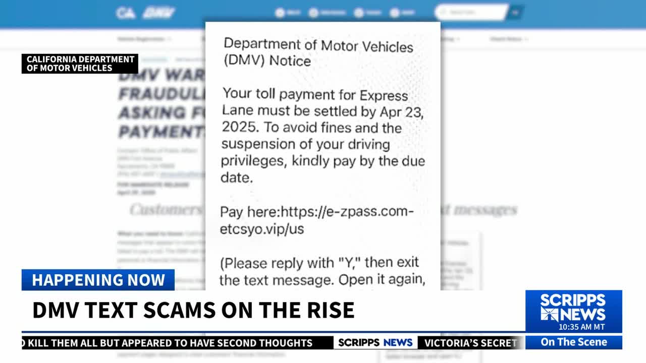 Fake DMV texts demand payment for bogus tickets, officials warn