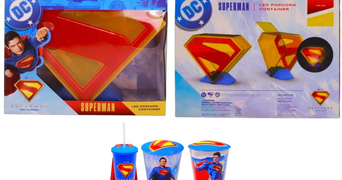 New Superman 2025 Popcorn Buckets Reportedly Revealed