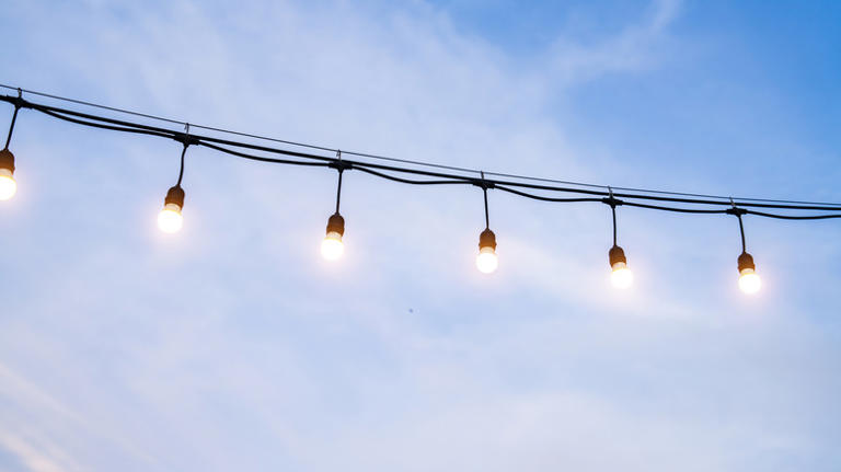 How To Make Outdoor String Lights Look Cottagecore