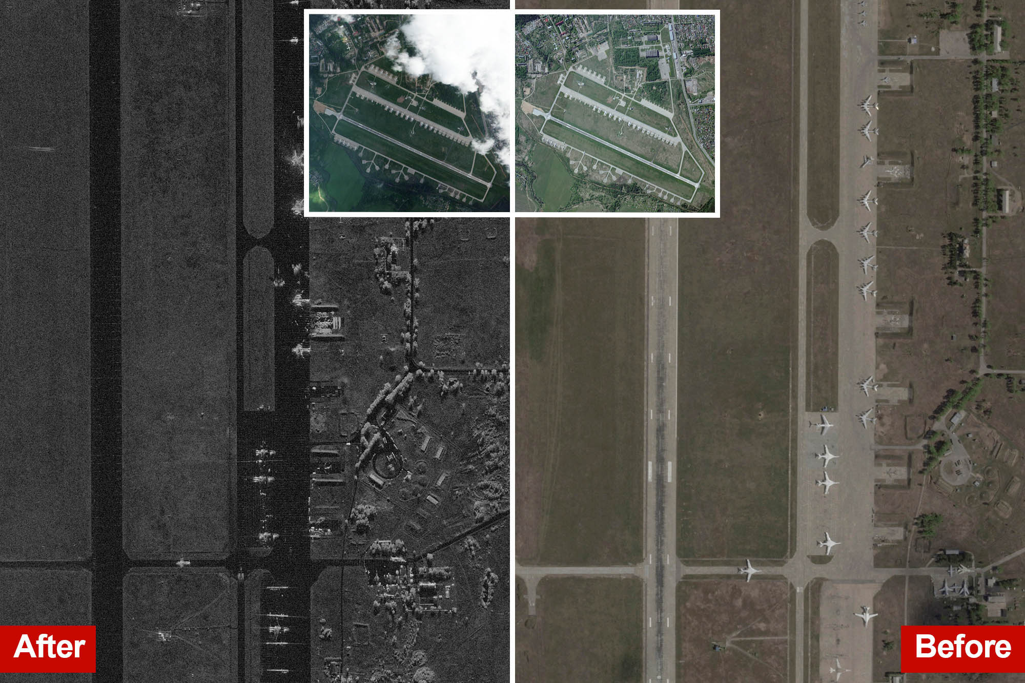 Shocking satellite images show row of Russian ‘nuclear-capable’ bombers ...