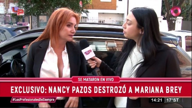 Un nuevo tenso episodio entre Nancy Pazos y Mariana Brey