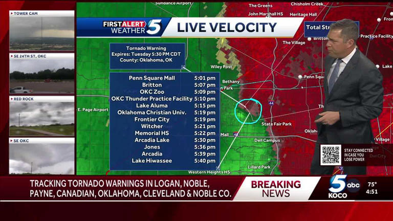 Oklahoma sees at least 2 confirmed tornadoes on Tuesday