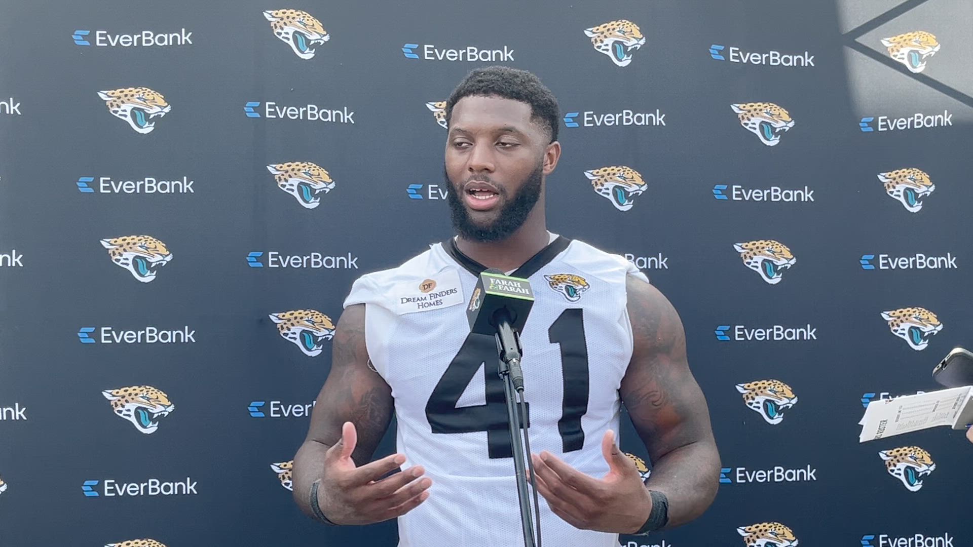 Josh Hines-Allen on Jacksonville Jaguars DC Anthony Campanile