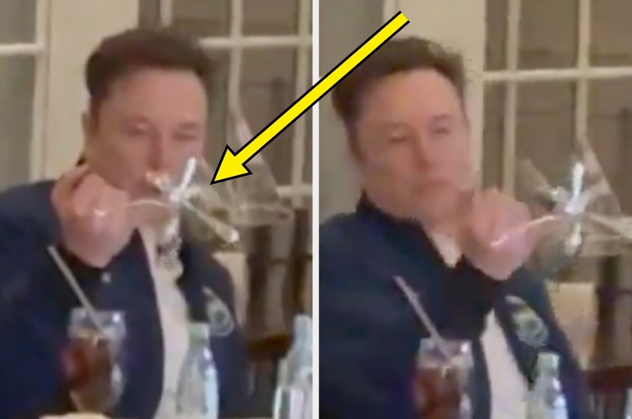 People Are Saying This Bizarre Clip Of Elon Musk Playing With Forks ...