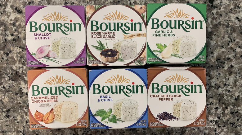 6 popular Boursin cheese flavors, ranked