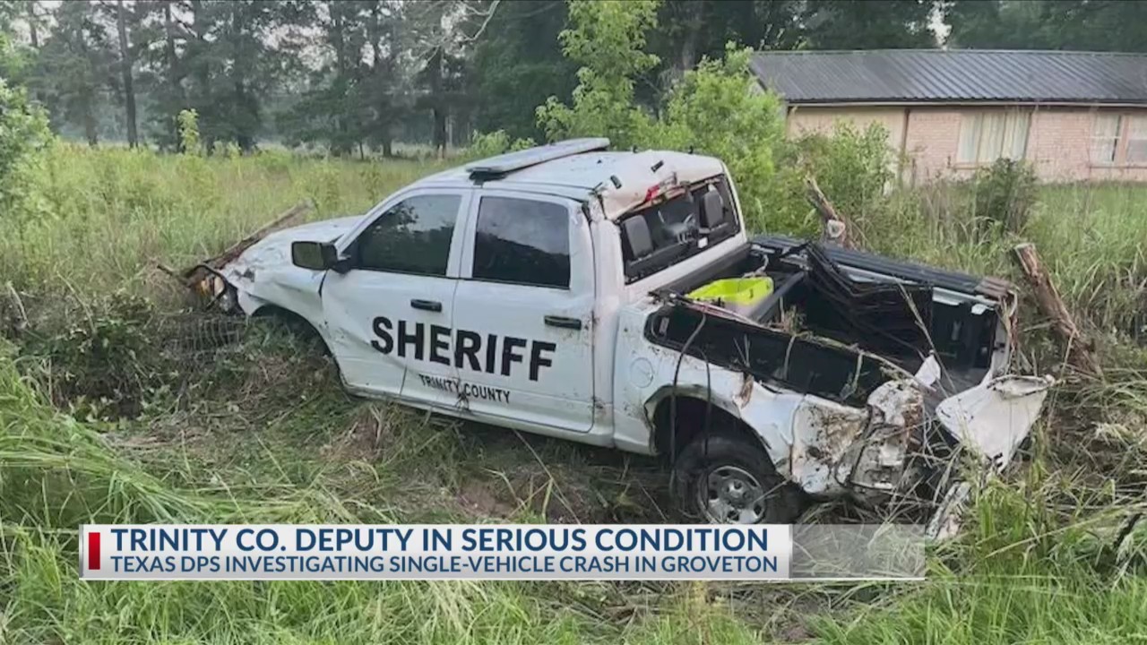 Trinity County deputy's condition worsens after on-duty crash, sheriff ...