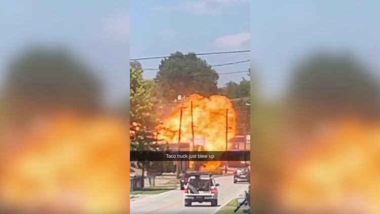 Propane tanks explode in North Carolina town
