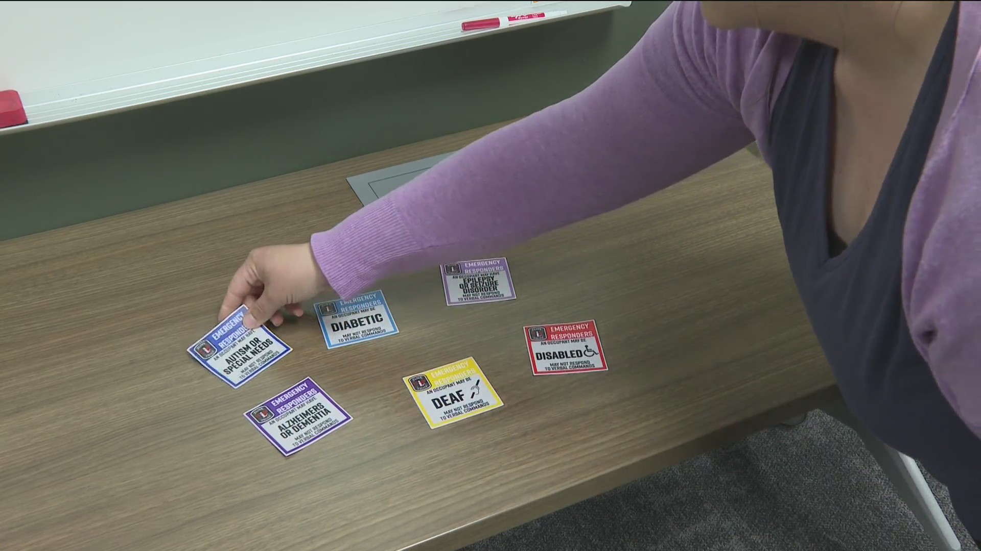 Clive Emergency Awareness Stickers Program