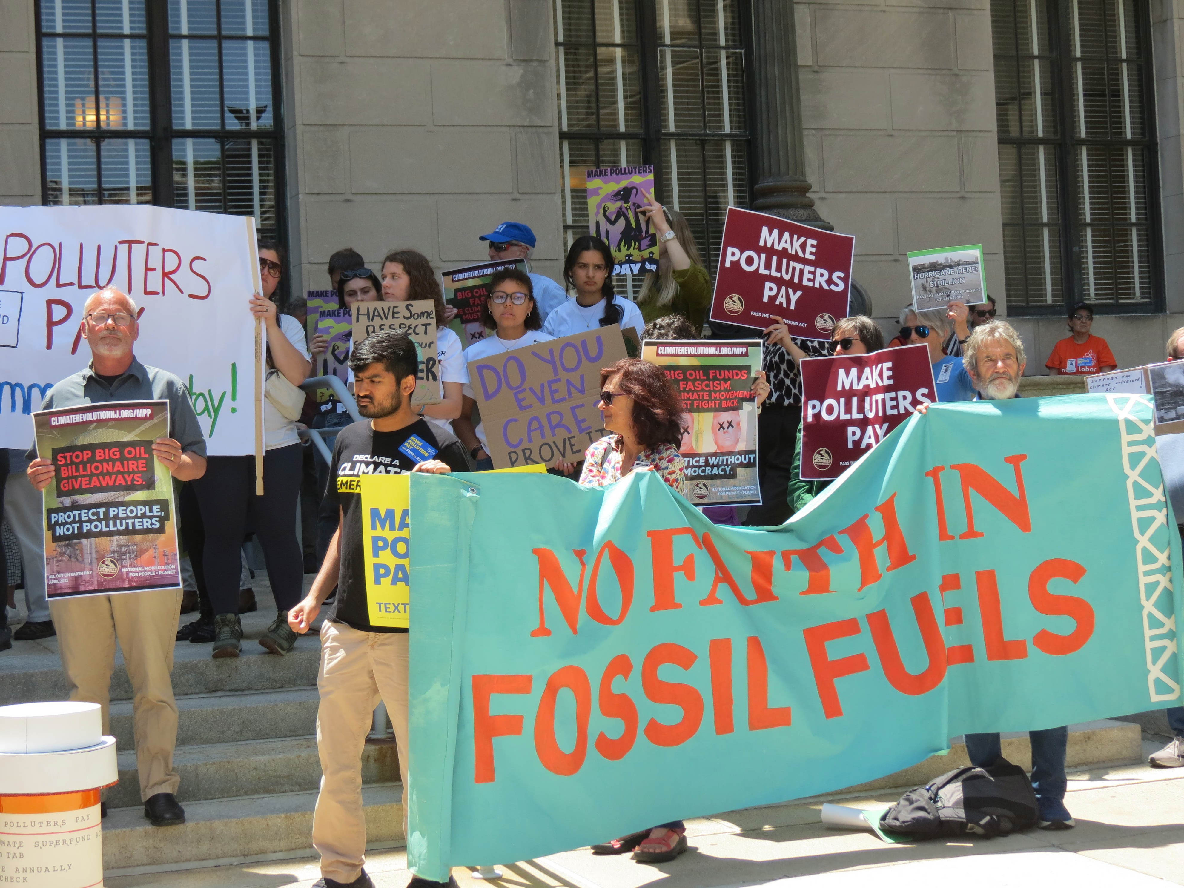 Over 100 Rally In Mercer To Demand Action On NJ Climate Superfund Act