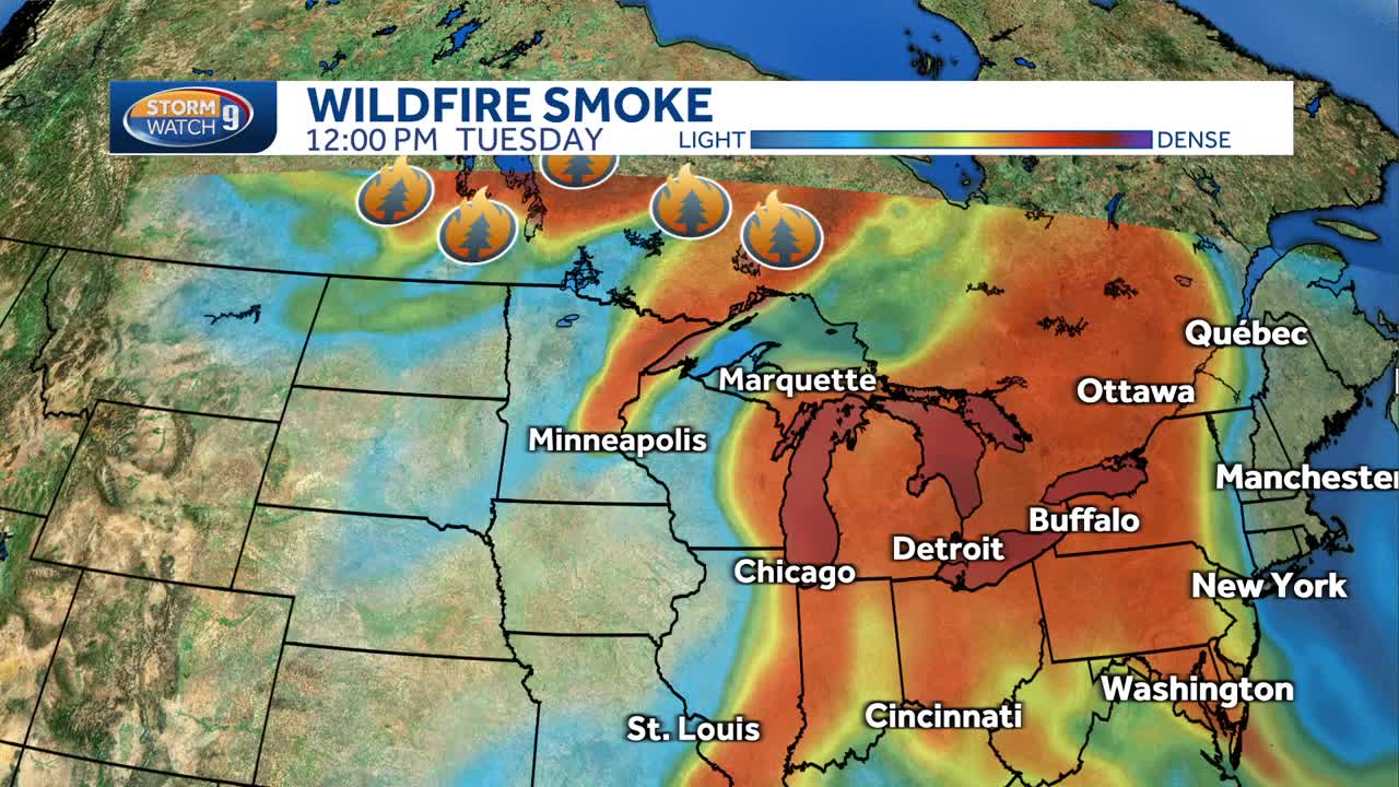Wildfire smoke could have impact on air quality in New Hampshire