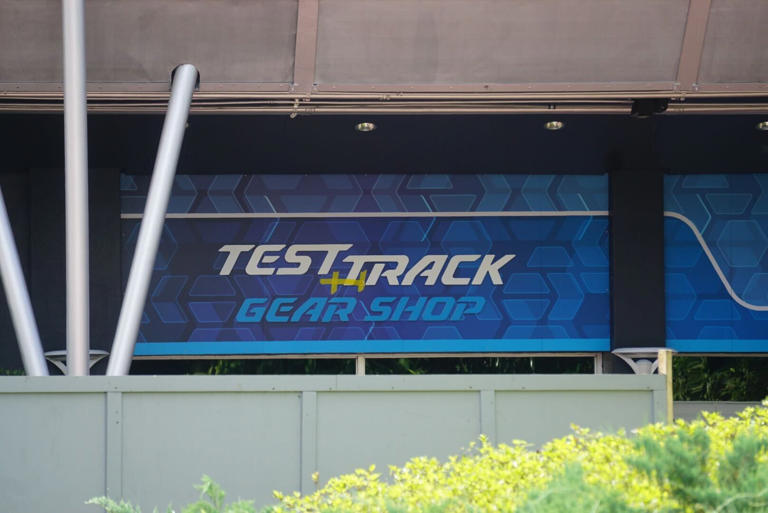 PHOTOS: First Look at New Test Track Sign & New Name for Gift Shop
