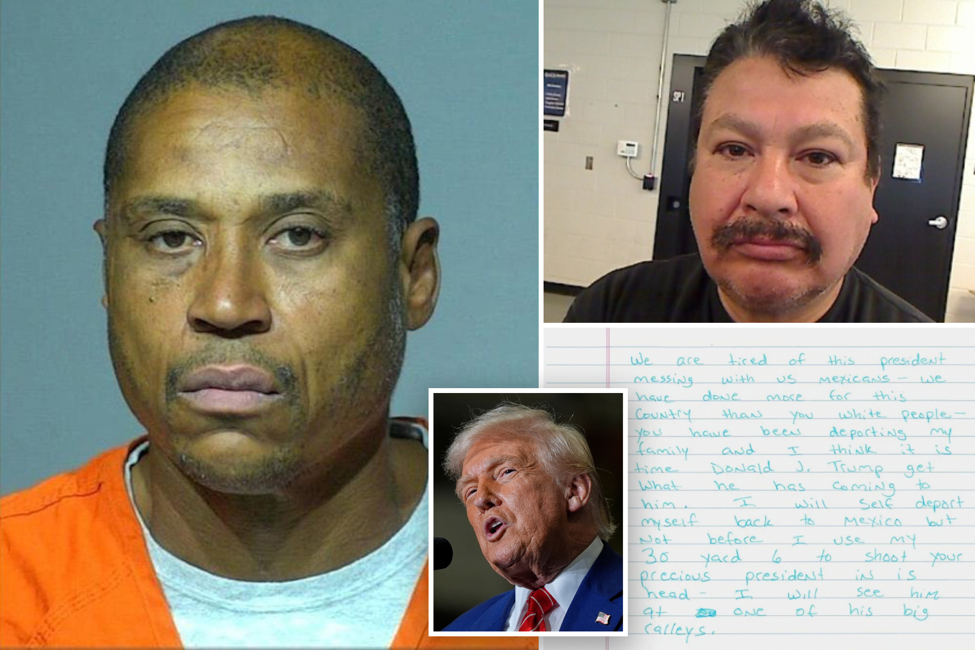 Inmate accused of forging Trump assassination letter to get witness ...