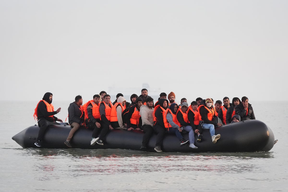 Number of overcrowded small boats carrying more than 80 migrants across ...