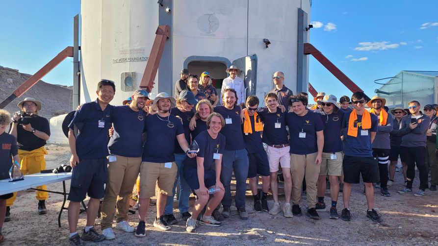 WVU students win second place in international Mars rover competition