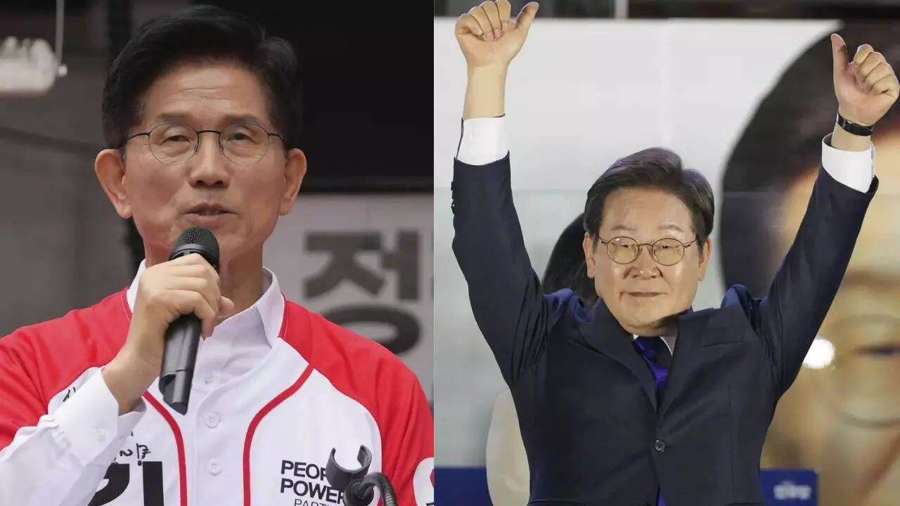 Conservative candidate Kim Moon Soo concedes defeat, liberal rival Lee ...