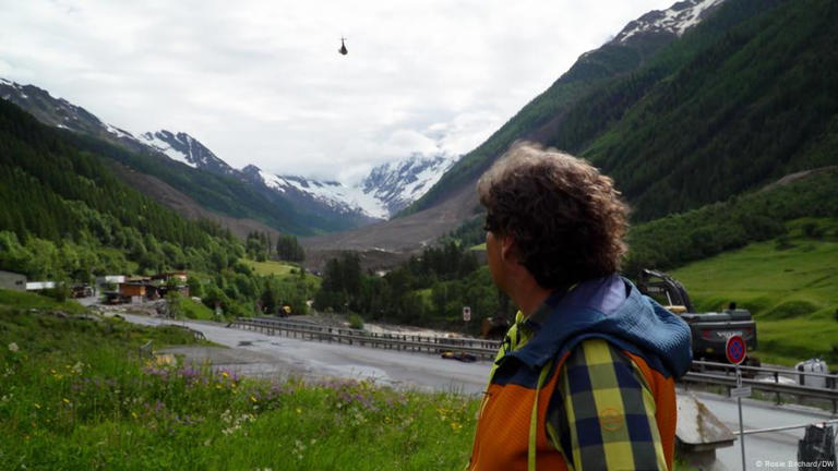Inside the Swiss valley partially swallowed by a glacier