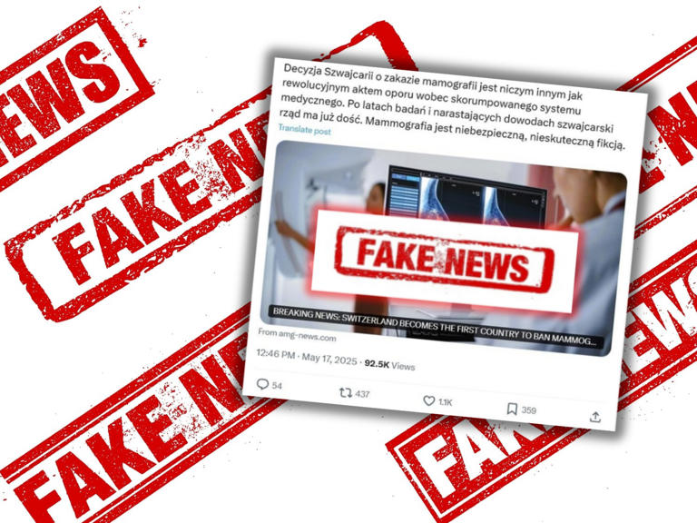 Mammografia „szkodliwa” i „zakazana” w tym kraju? Niebezpieczny fake news