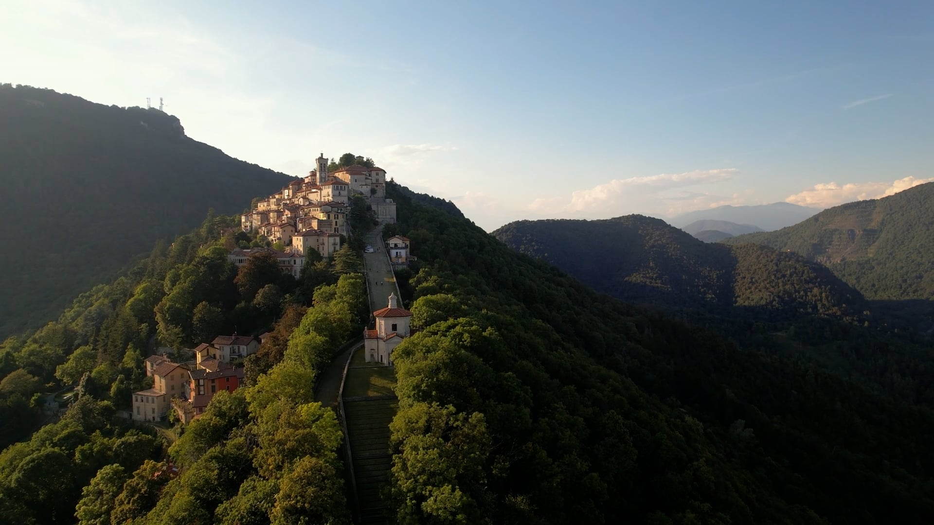 Explore The Serene Sacro Monte Di Varese Drone Views Of An Italian Gem